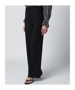 PT TORINO Francoise Straight-leg Trousers - Black