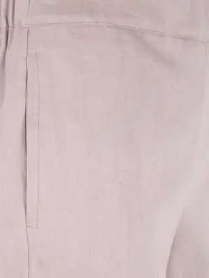 D.exterior Straight-leg Linen Pants - Nude