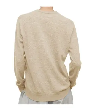 THE ROW Long-sleeved V-neck Cashmere Sweater - Dune