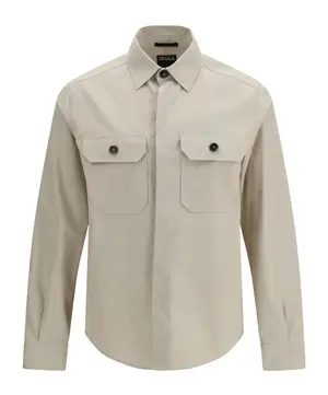 Zegna Flap Pocket Shirt Jacket - No