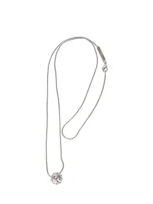 Rick Owens Temple Mini Orb Embellished Necklace - Gray