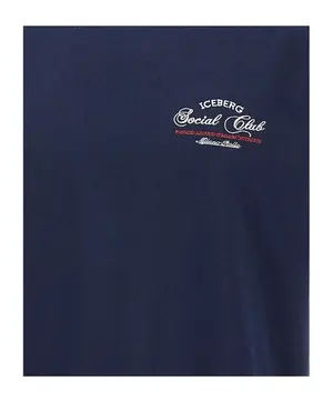 Iceberg Social Club Logo T-shirt - Blue