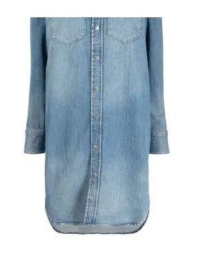 DIESEL® Long Denim Shirt Dress