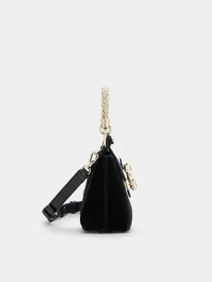 ROGER VIVIER Small Flower Strass Bag