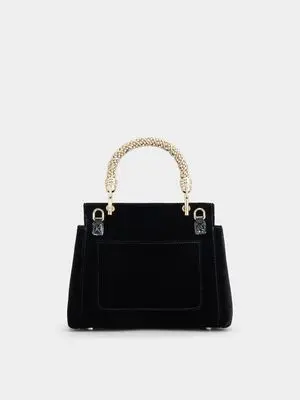 ROGER VIVIER Small Flower Strass Bag