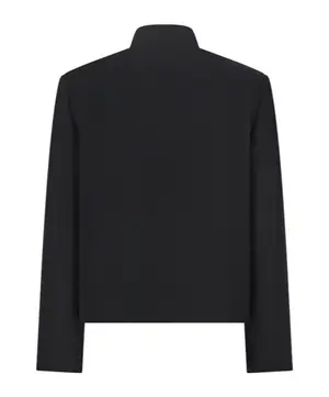 JIL SANDER Mandarin Collar Wool Jacket