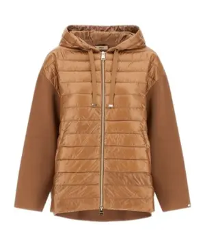 Herno Hooded Padded Jacket - Camel