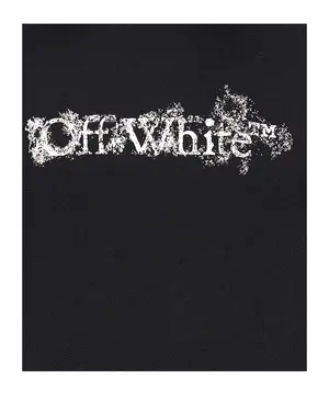Off-White Logo Printed Drawstring Hoodie