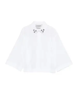 Iceberg Eyelet Detail Shirt - White