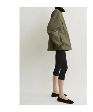 TOTEME Summer Country Pocket Detailed Jacket - Khaki