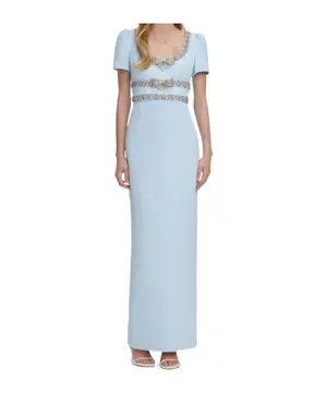 SELF-PORTRAIT Embellished Maxi Dress