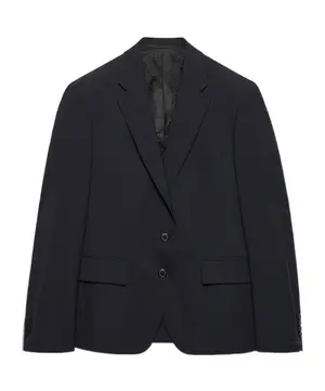 Prada Single-breasted Tailored Blazer - Navy