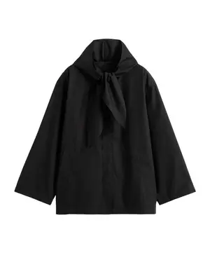 TOTEME Scarf Detailed Long-sleeved Jacket - Black
