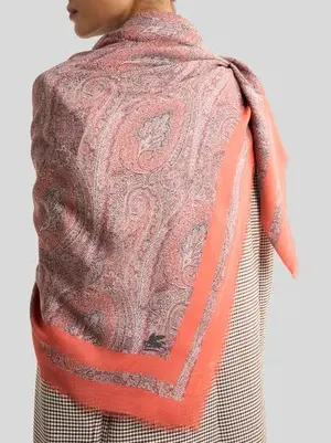 Etro Floral Paisley Motif Shawl