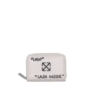 Off-White Jitney Zipped Wallet - White