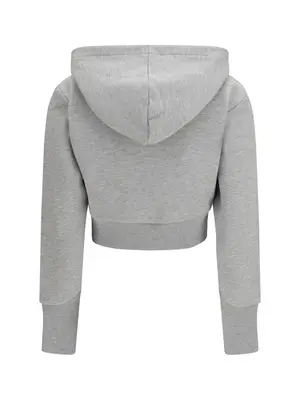 VIVIENNE WESTWOOD Leo Striped Drawstring Hoodie - Grey
