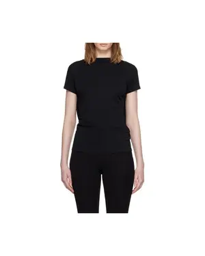 Jacquemus The Mistral Draped Open Back Top - Black