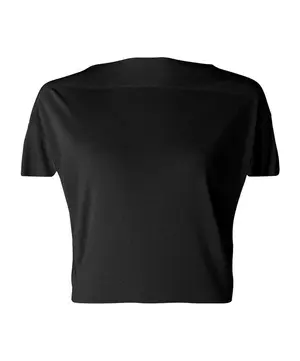 Jacquemus Draped Cut-out Back T-shirt - Black