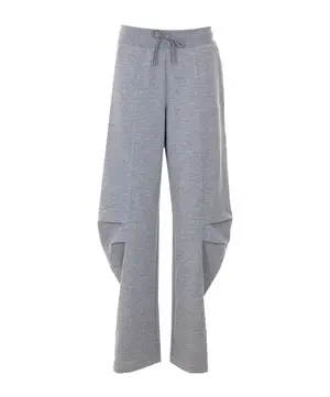 Patrizia Pepe Ruched Wide Leg Track Pants