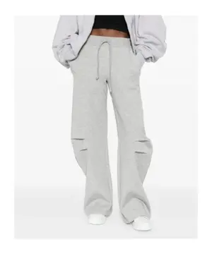 Patrizia Pepe Ruched Wide Leg Track Pants