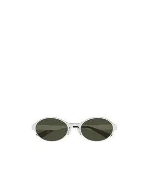 Bottega Veneta Round Frame Sunglasses - Black