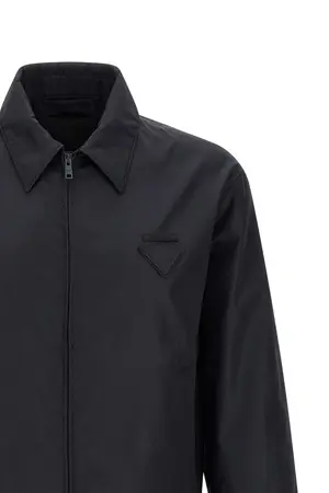 Prada Triangle Patch Zipped Jacket
