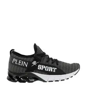 Philipp Plein Logo Detail Lace-up Athletic Sneakers - Black