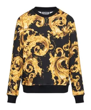 Versace Barocco Pattern Crewneck Sweatshirt
