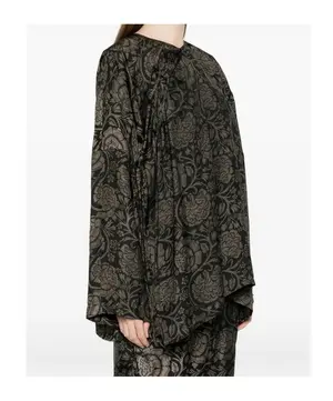 UMA WANG Floral Print Long Sleeve Top