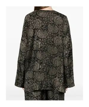 UMA WANG Floral Print Long Sleeve Top