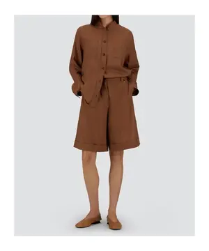 Herno Curved Hem Shirt With Breast Pocket