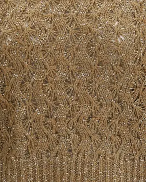Brunello Cucinelli Open-stitch Sweater - Brown
