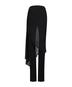 Giuseppe Di Morabito Asymmetrical Draped Skirt Pants - No