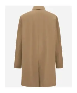 Herno Long-sleeved Buttoned Raincoat - Brown