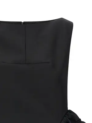 Dries Van Noten Casey Ruffled Peplum Top - Black