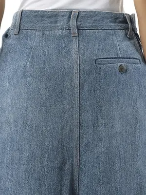 Loewe Draped Jeans With Pleated Detail