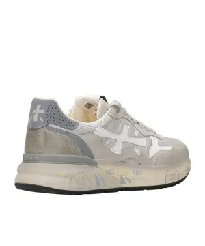 Premiata Lace-up Round Toe Sneakers - Gray