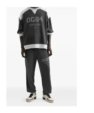 Dolce & Gabbana Dolce Gabbana Dg84 Logo Joggers - Nero