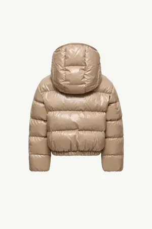 Moncler Andro Hooded Down Jacket - Beige