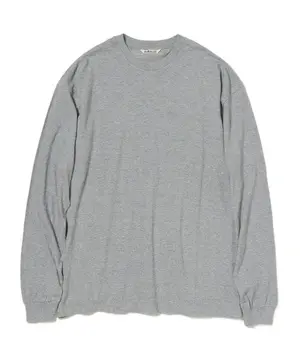 Auralee Long-sleeved Crew Neck T-shirt - Gray