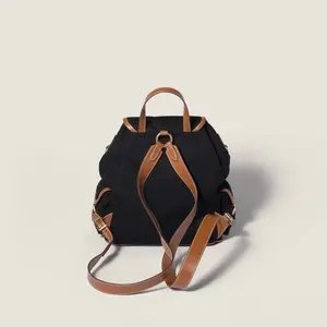 Miu Miu Logo Detailed Buckle Fastened Backpack