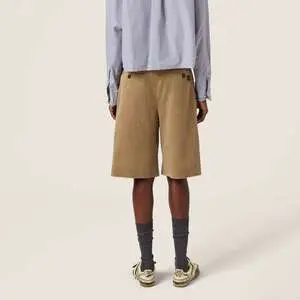 Miu Miu Corduroy Pleated Shorts