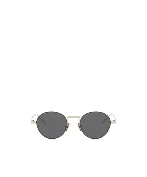 Celine Full Rim Round Frame Sunglasses - Gray