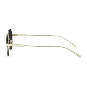 Celine Full Rim Round Frame Sunglasses - Gray
