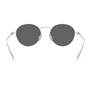 Celine Full Rim Round Frame Sunglasses - Gray