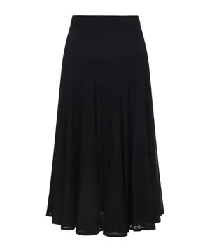 Ralph Lauren Celia Pleated Knitted Skirt