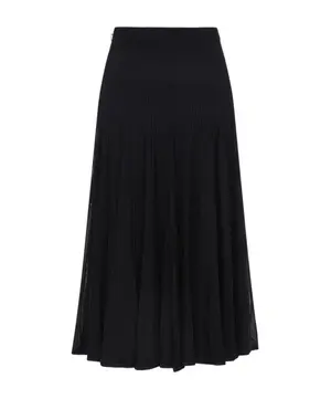 Ralph Lauren Celia Pleated Knitted Skirt