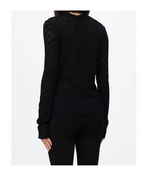 Gucci Gg Devoré Long Sleeve Top
