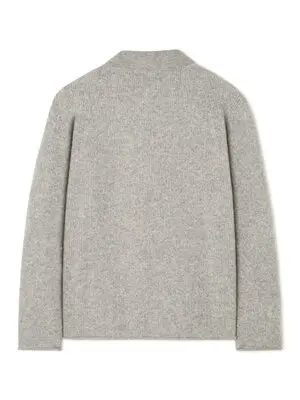 Alanui Cashmere Blend Polo Shirt - Gray