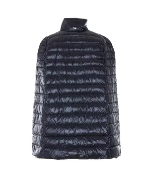 Herno Quilted High Neck Cape